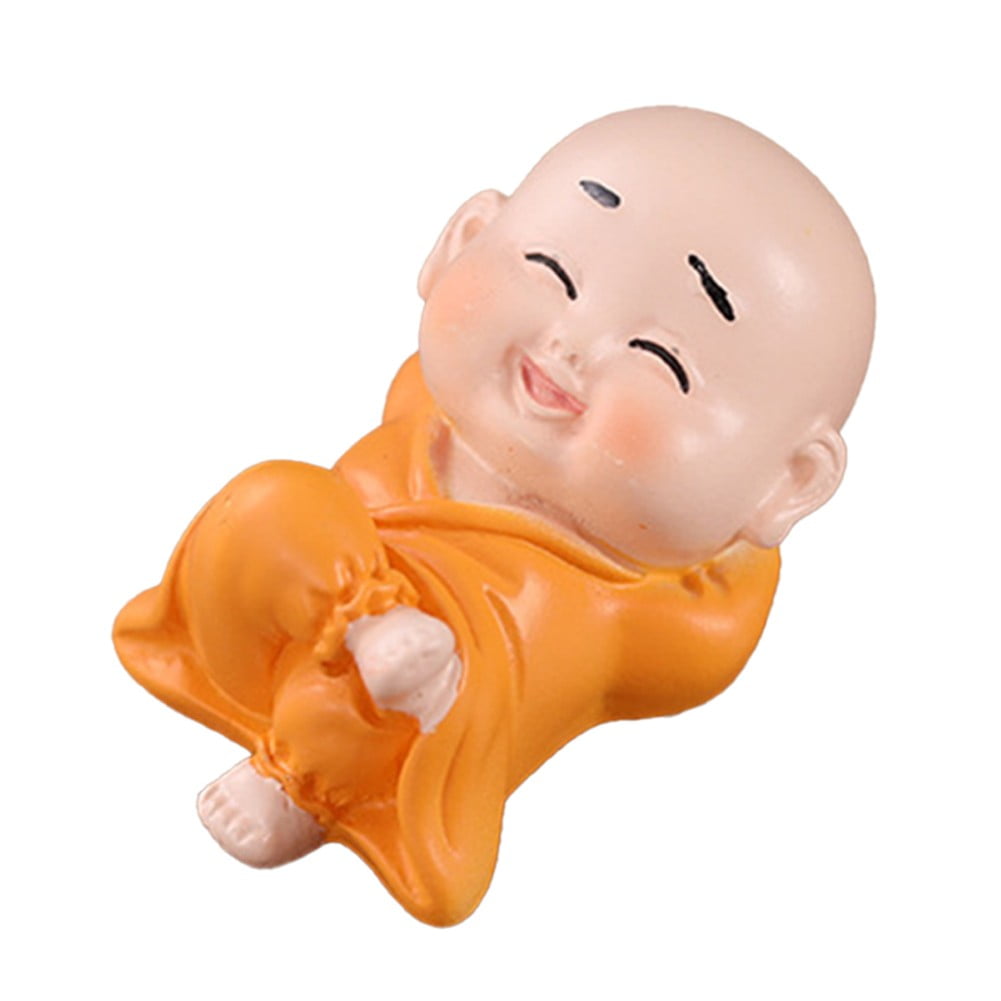 Exquisite Resin Crafts: Enhance Your Garden with Little Monk Miniature ...