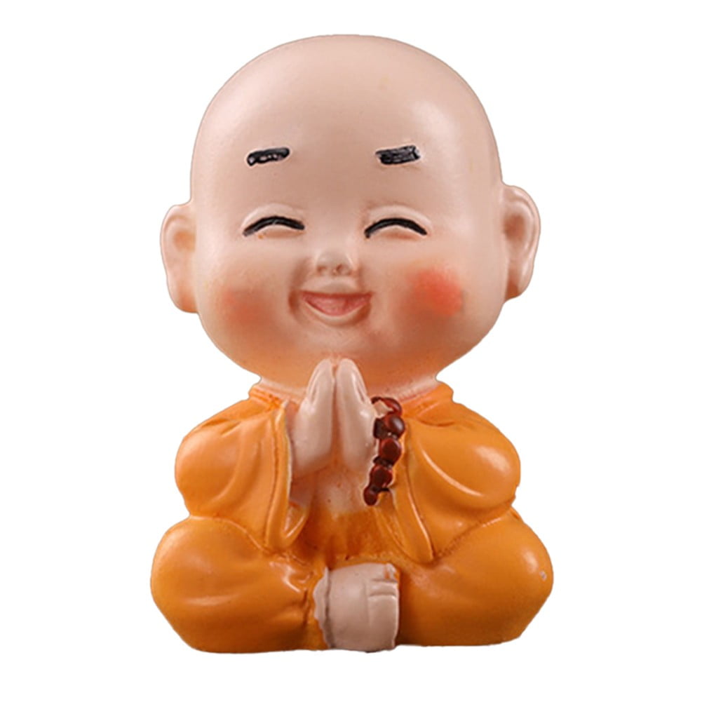 Exquisite Resin Crafts: Enhance Your Garden with Little Monk Miniature ...