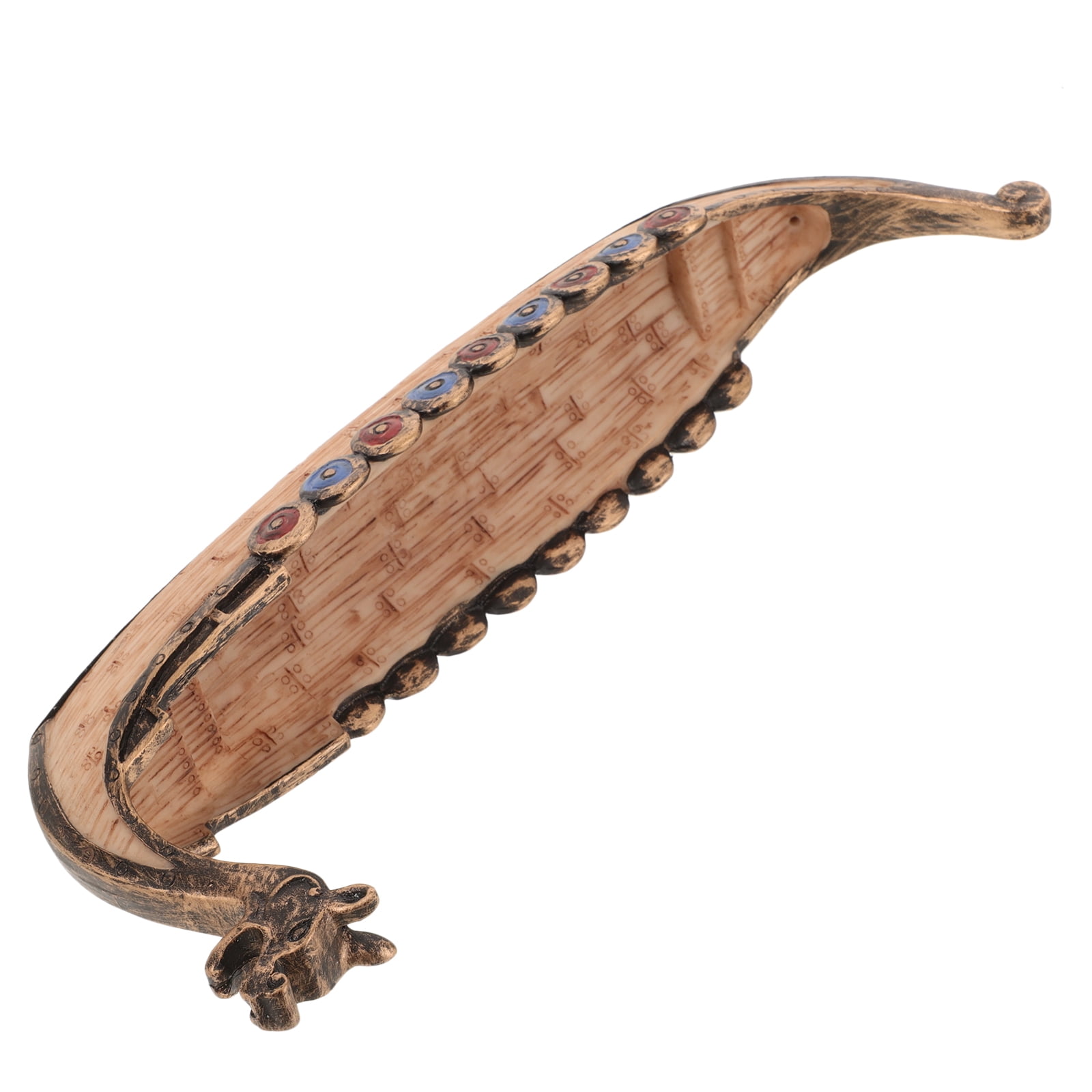 Exquisite Resin Ship Sculpture Resin Boat Model Toy Boat Model Canoe ...