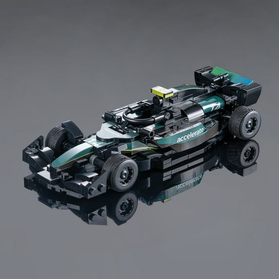 Exquisite Simulation Building Block Series Mini AMR24 Race Car Model ...