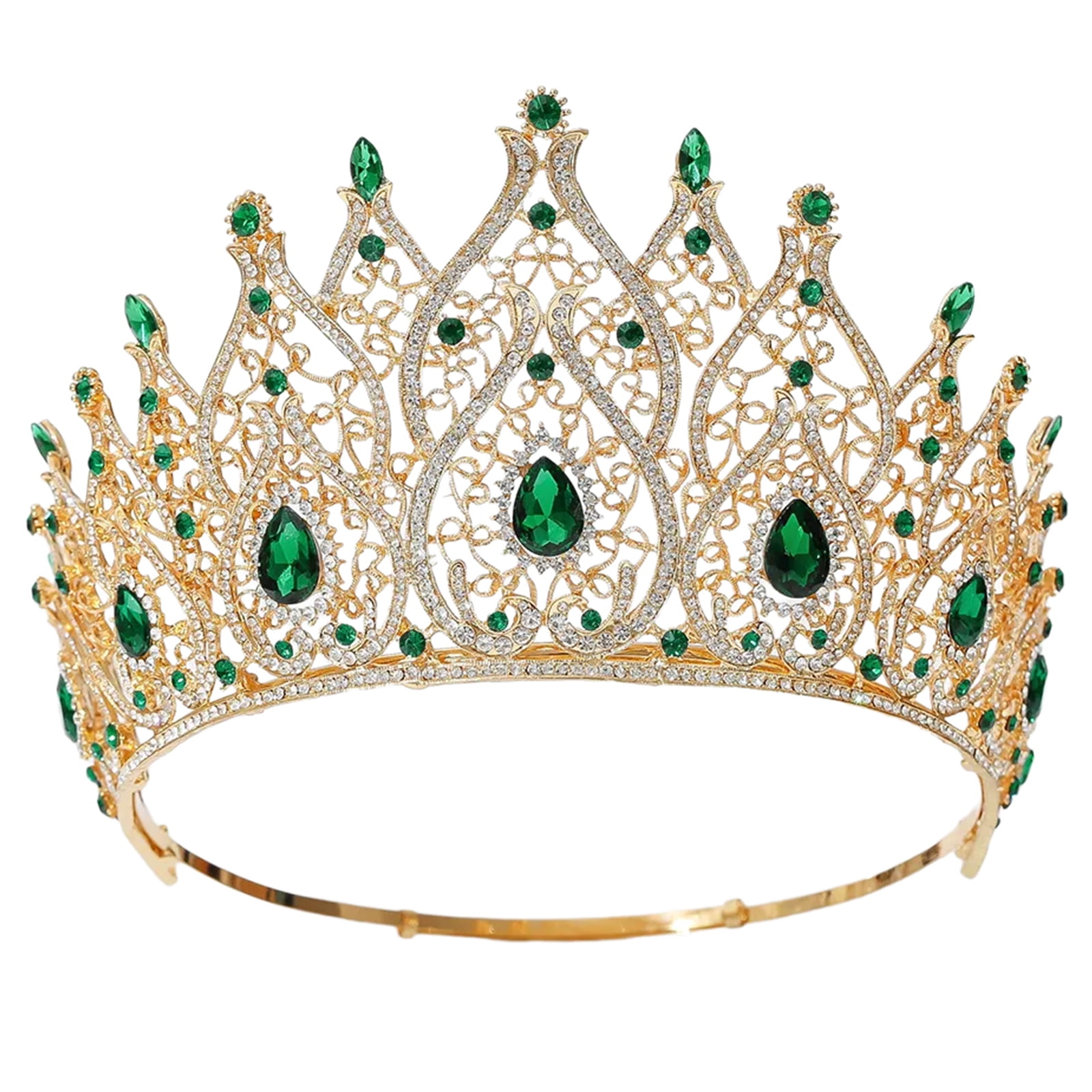 Exquisite Tiaras Women Crystal Crowns Heavy Duty Princess Headpiece for ...