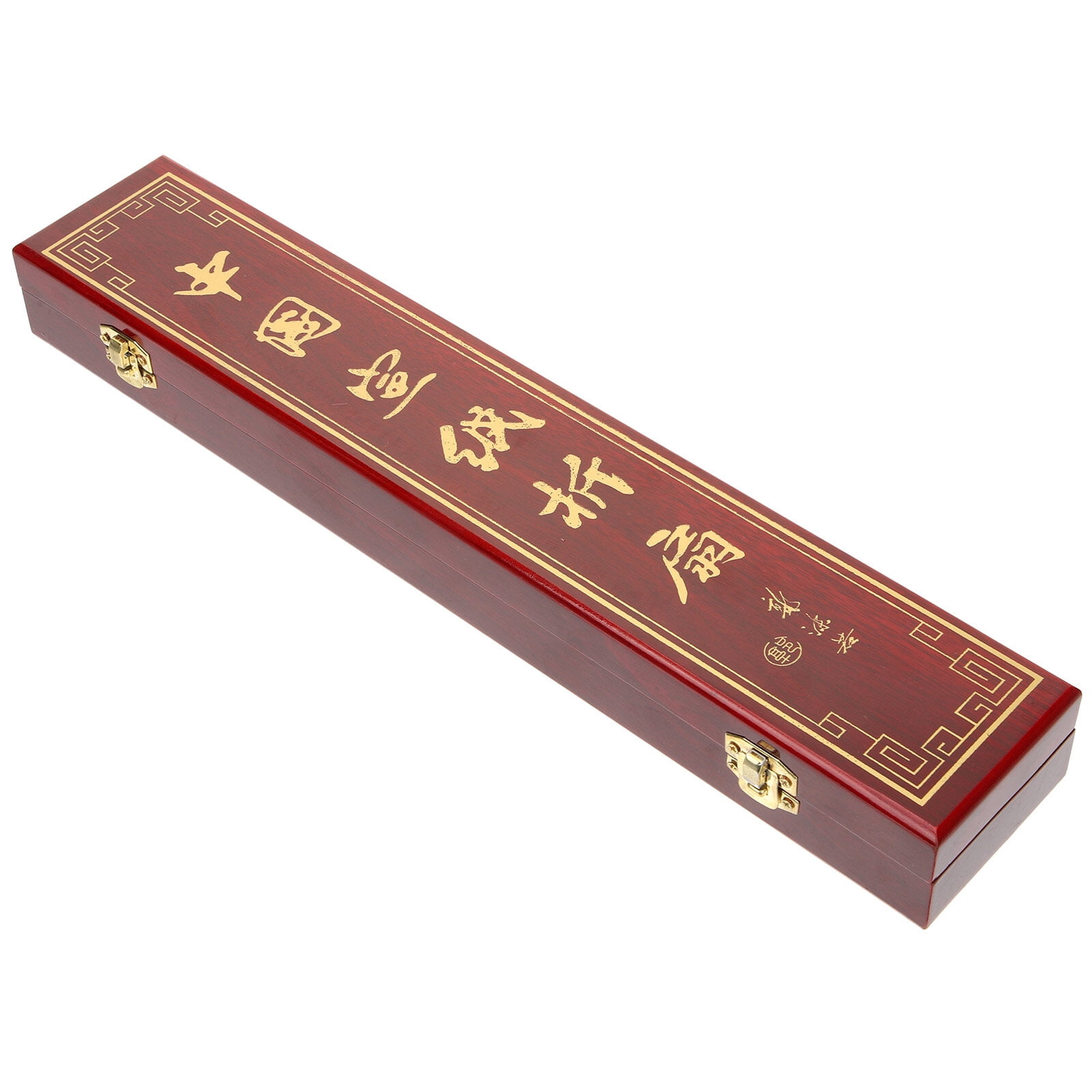 Exquisite Wooden Folding Fan Storage Box Multi-use Brush Pen Box ...