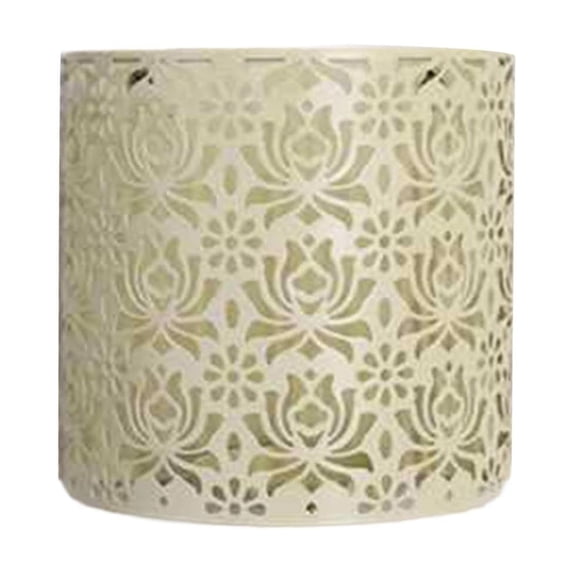 Exquisite Wrought Candle Holder with Floral Embossed Design for Garden ...