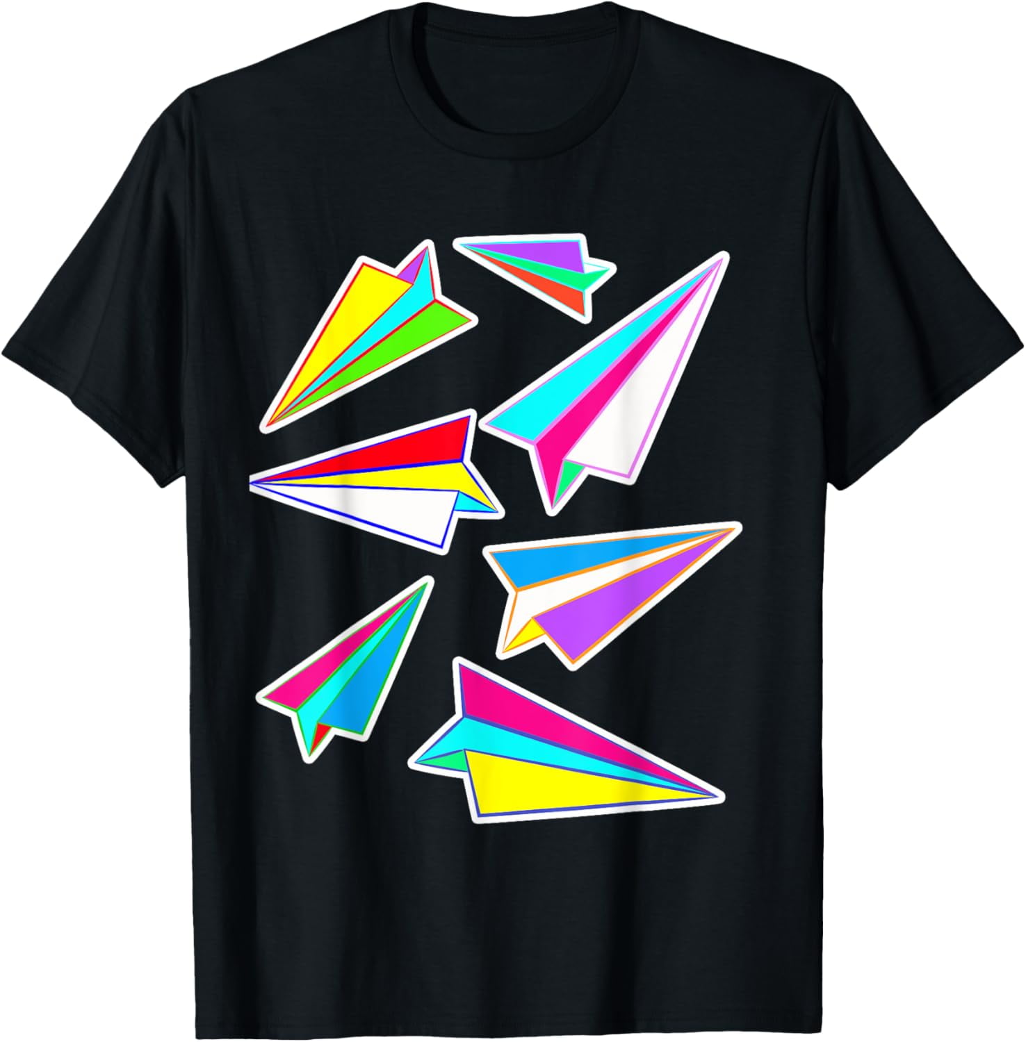 Exquisite and comfortable-Boys Funny Paper Airplane Pilot Origami Tee ...