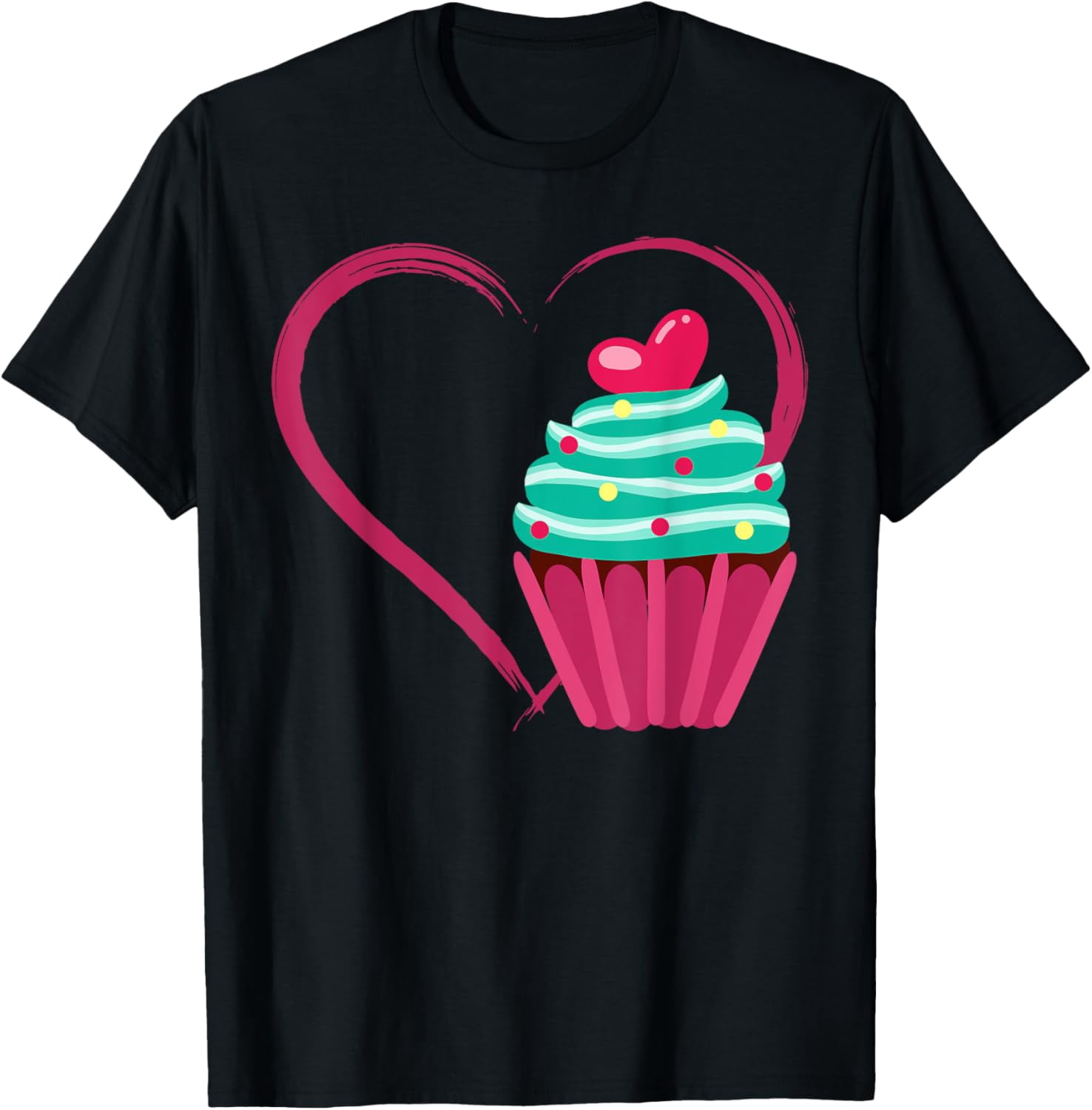 Exquisite and comfortable-Cupcake Heart Bun Icing On Top Fairy Cake ...