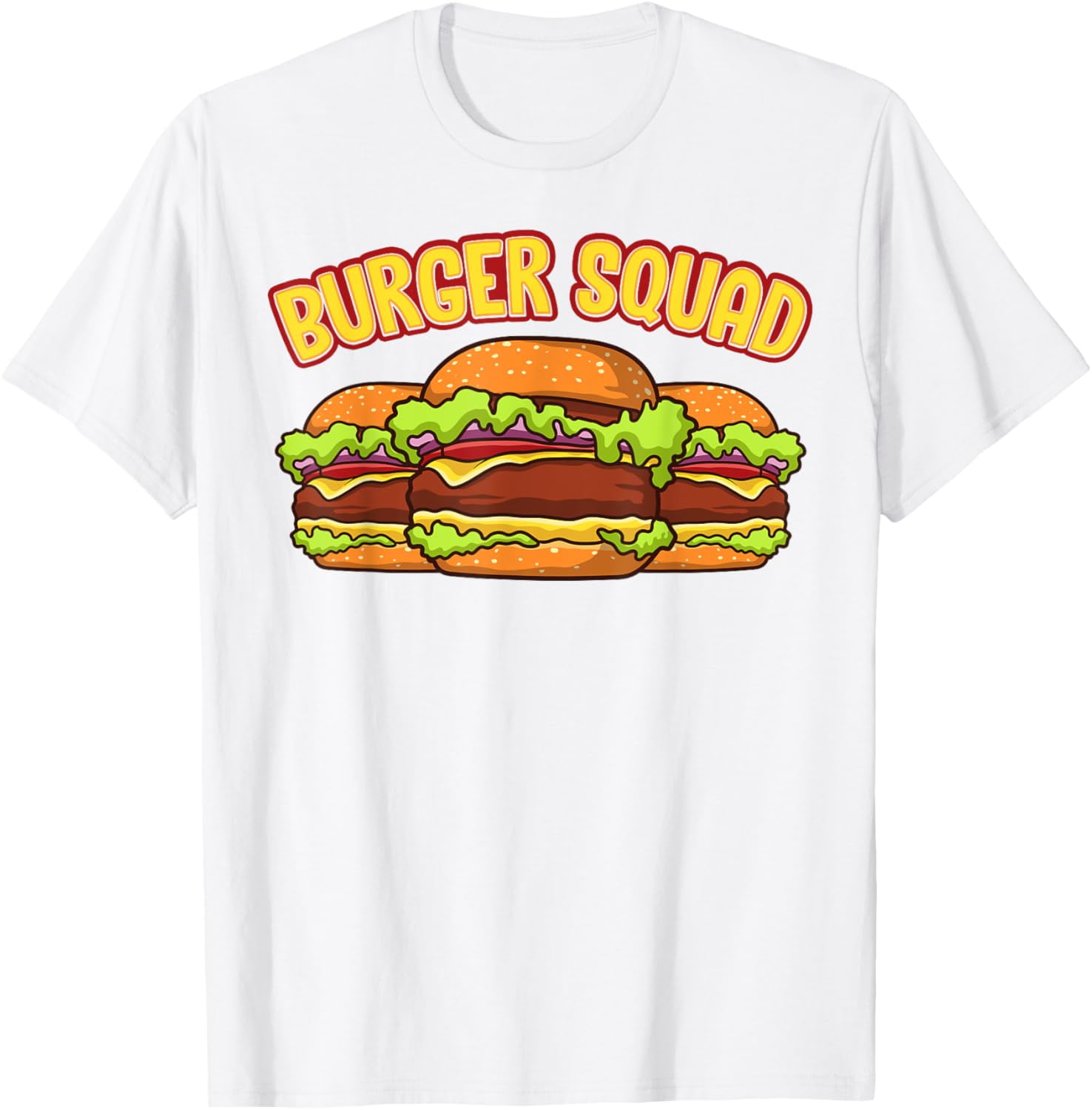Exquisite and comfortable-Funny Burger Squad Cheeseburger Hamburger ...
