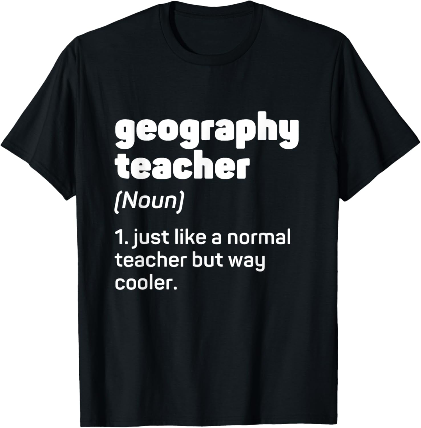Exquisite and comfortable-Funny Geography Teacher Definition T-Shirt ...