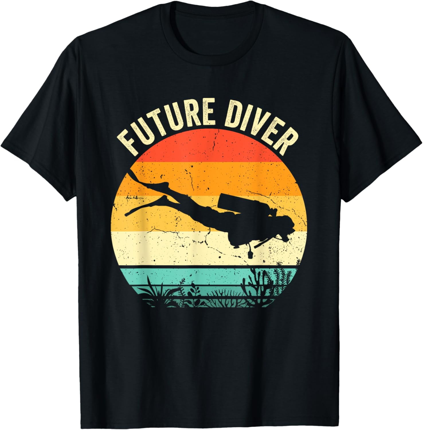 Exquisite and comfortable-Future Diver Retro Diving Student Vintage ...