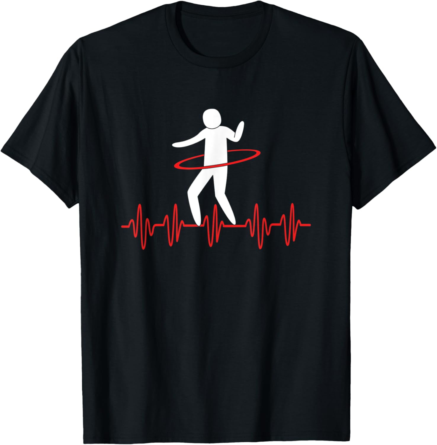 Exquisite and comfortable-Hula Hoop Heartbeat For Hula Hooper T-Shirt ...