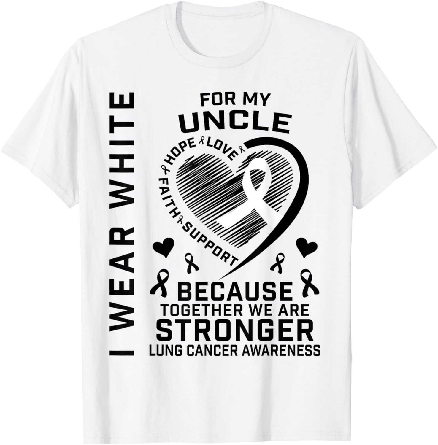 Exquisite and comfortable-I Wear White For My Uncle Lung Cancer ...