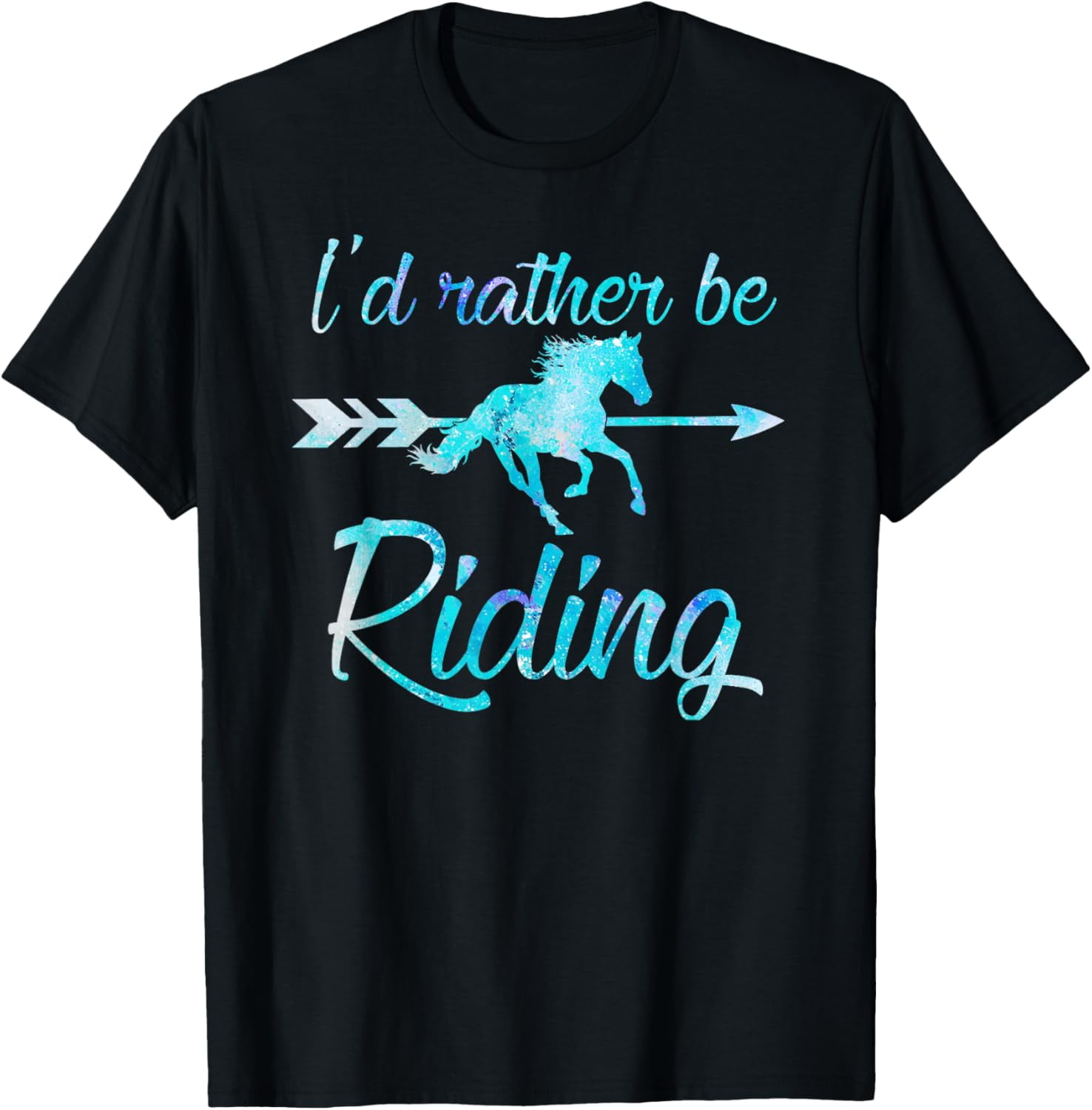 Exquisite and comfortable-I'd Rather Be Riding Horses Funny Equestrian ...