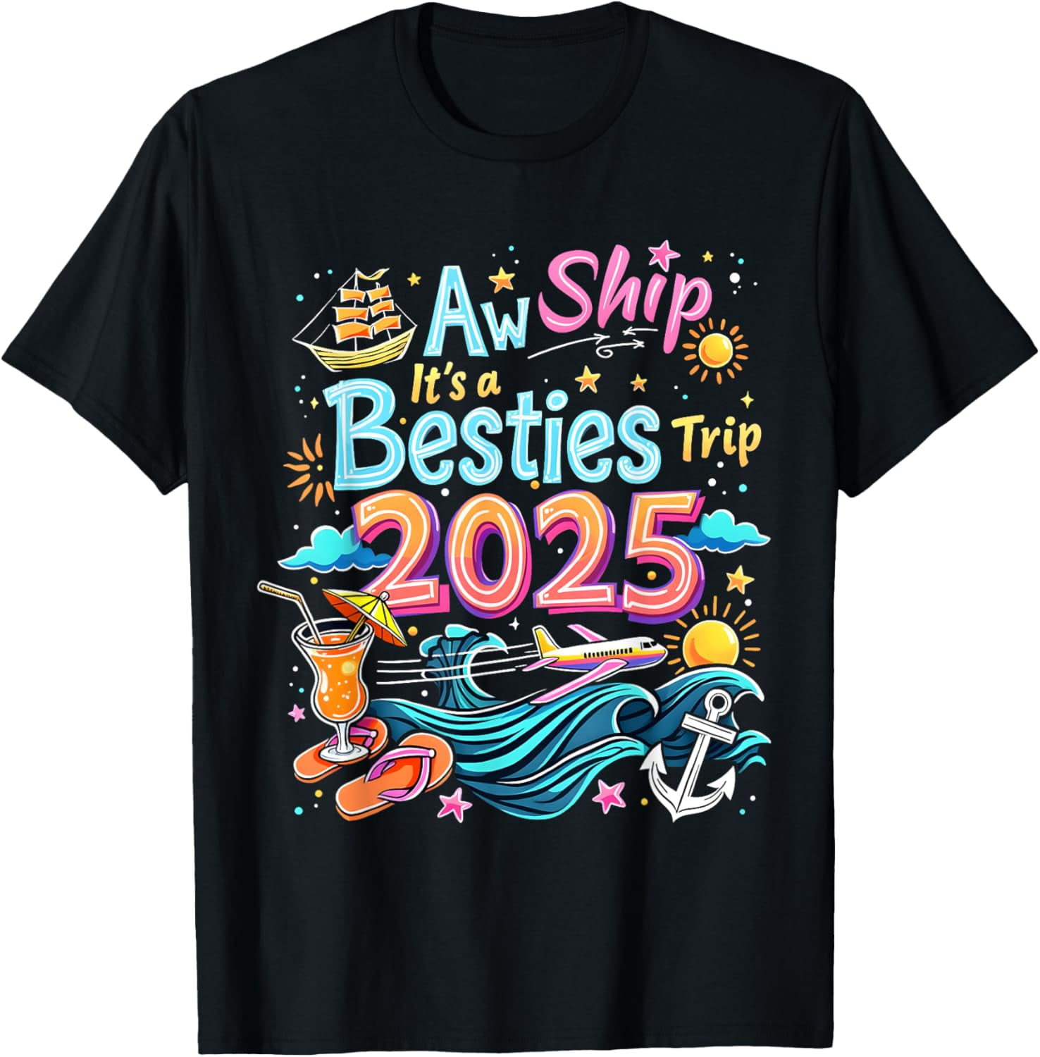 Exquisite and comfortable-It's A Besties Trip 2025 Flight Friend Group ...