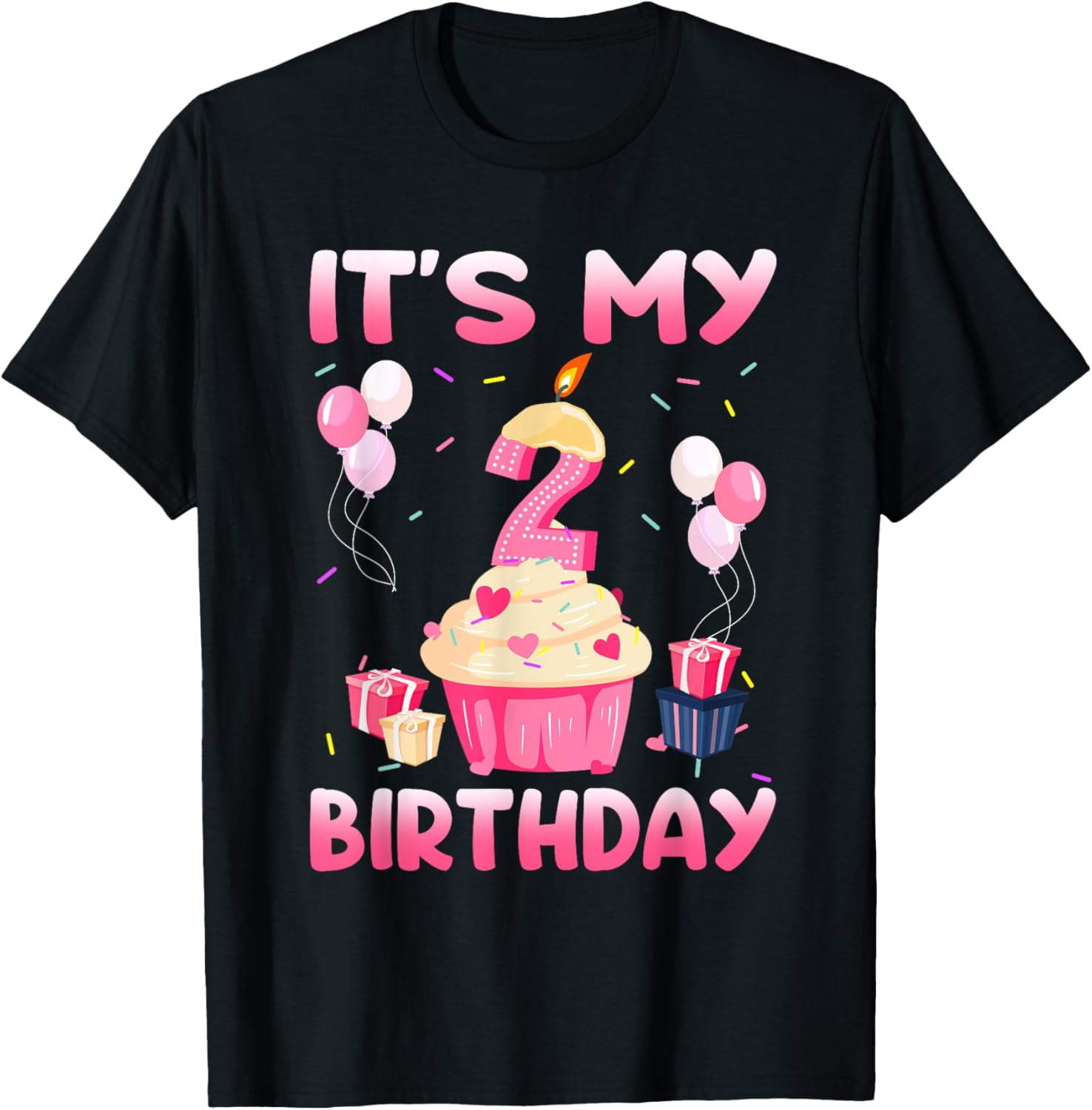 Exquisite and comfortable-It's My 2nd Birthday Sweet Cupcake 2 Year Old ...