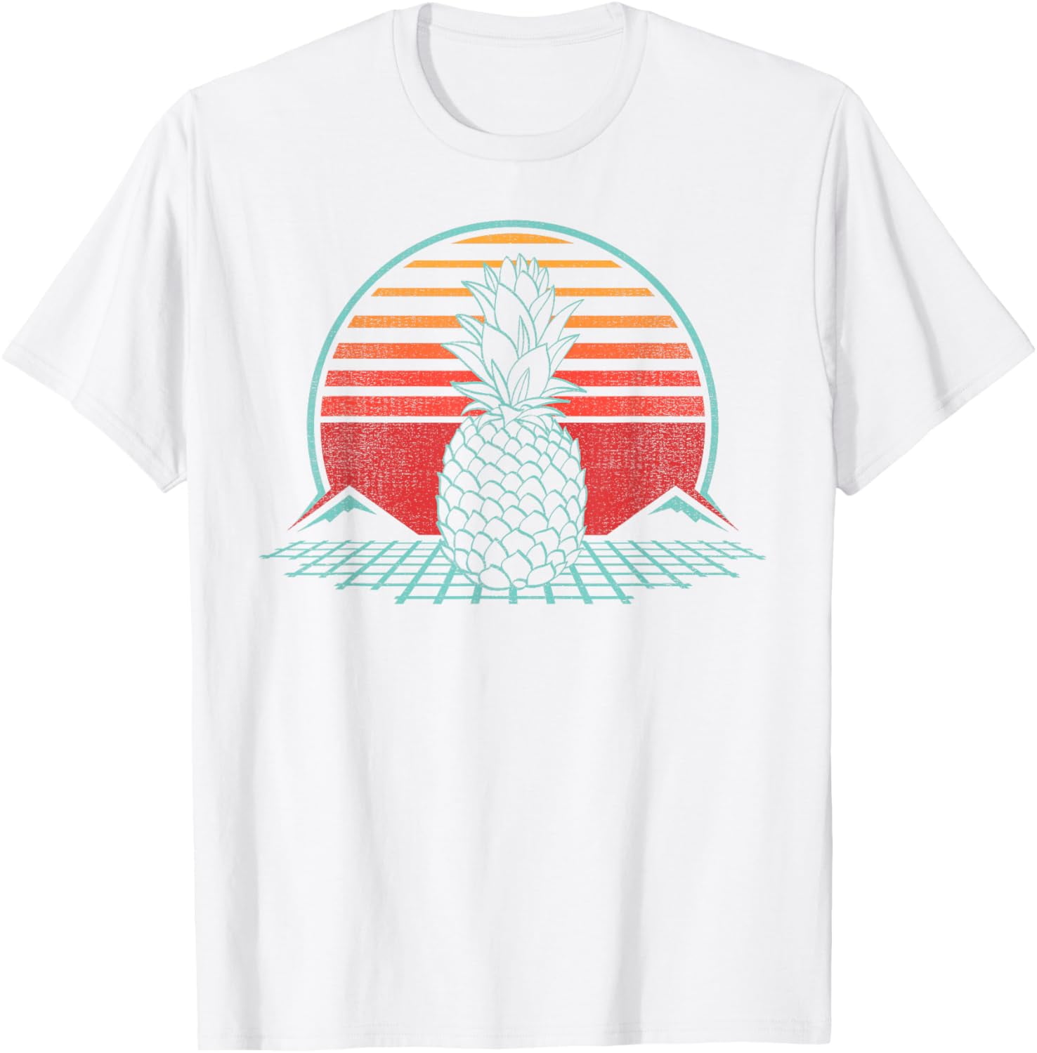 Exquisite and comfortable-Pineapple Fruit Retro Vintage 80s Style Gift ...