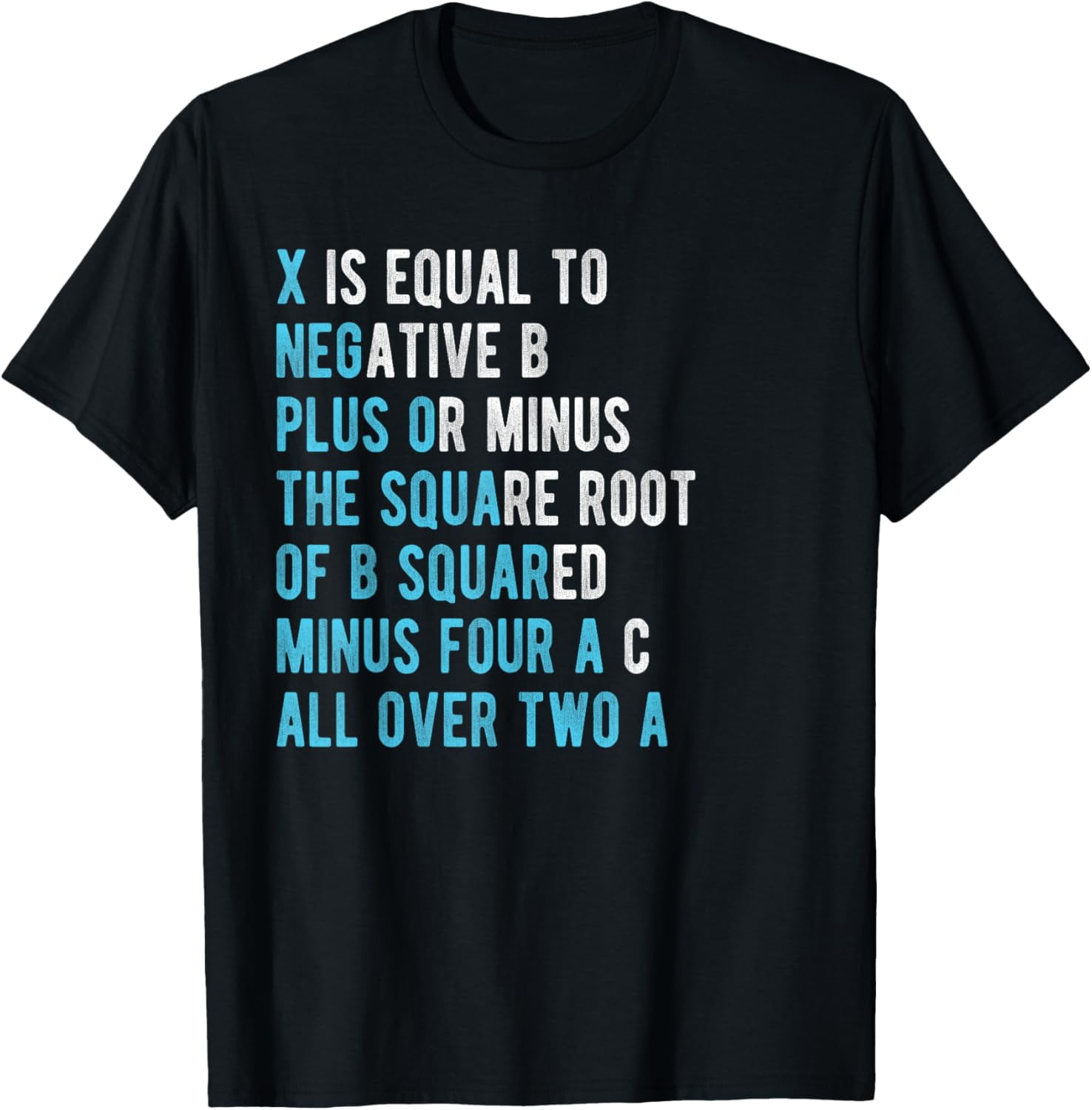 Exquisite and comfortable-Quadratic formula X is Equal to Negative B ...