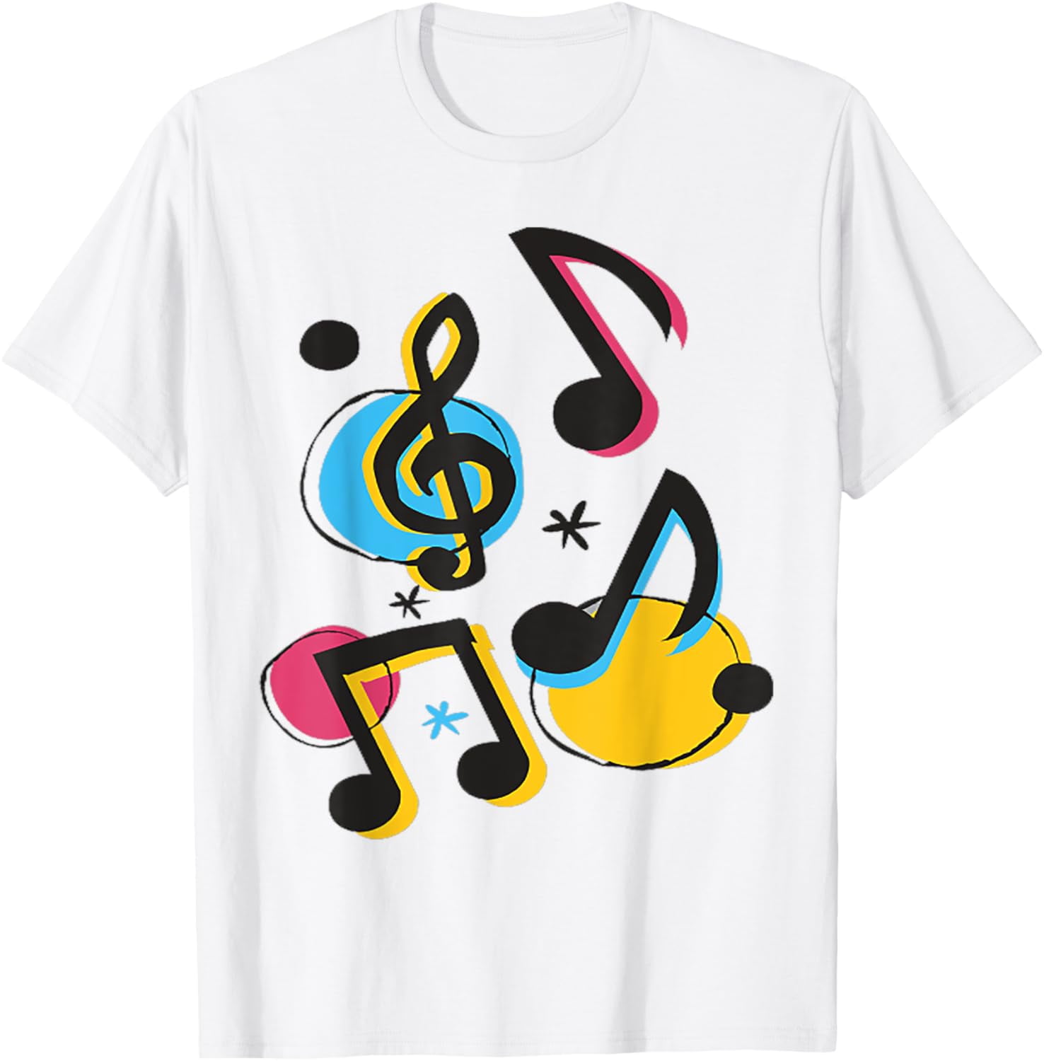 Exquisite and comfortable-Retro Colored Music Notes Design For ...