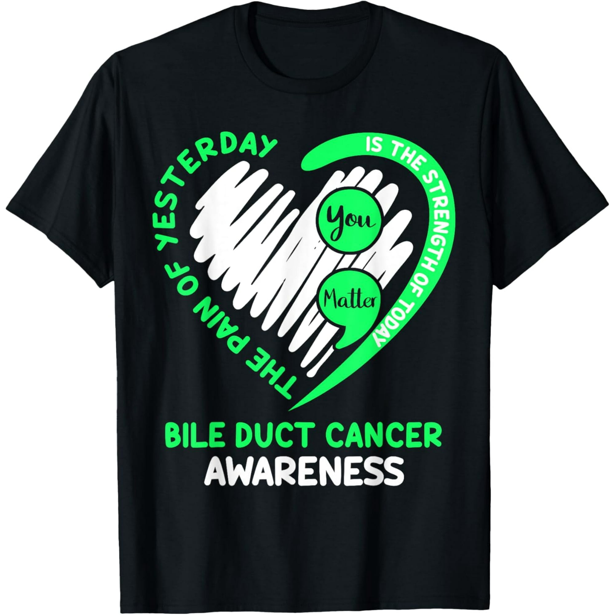 Exquisite and comfortable-Support Bile Duct Cancer warrior T-Shirt ...