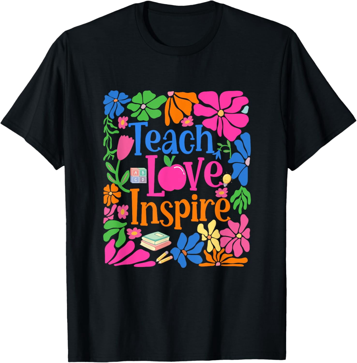 Exquisite and comfortable-Teach Inspire Love Boho Floral Teacher ...