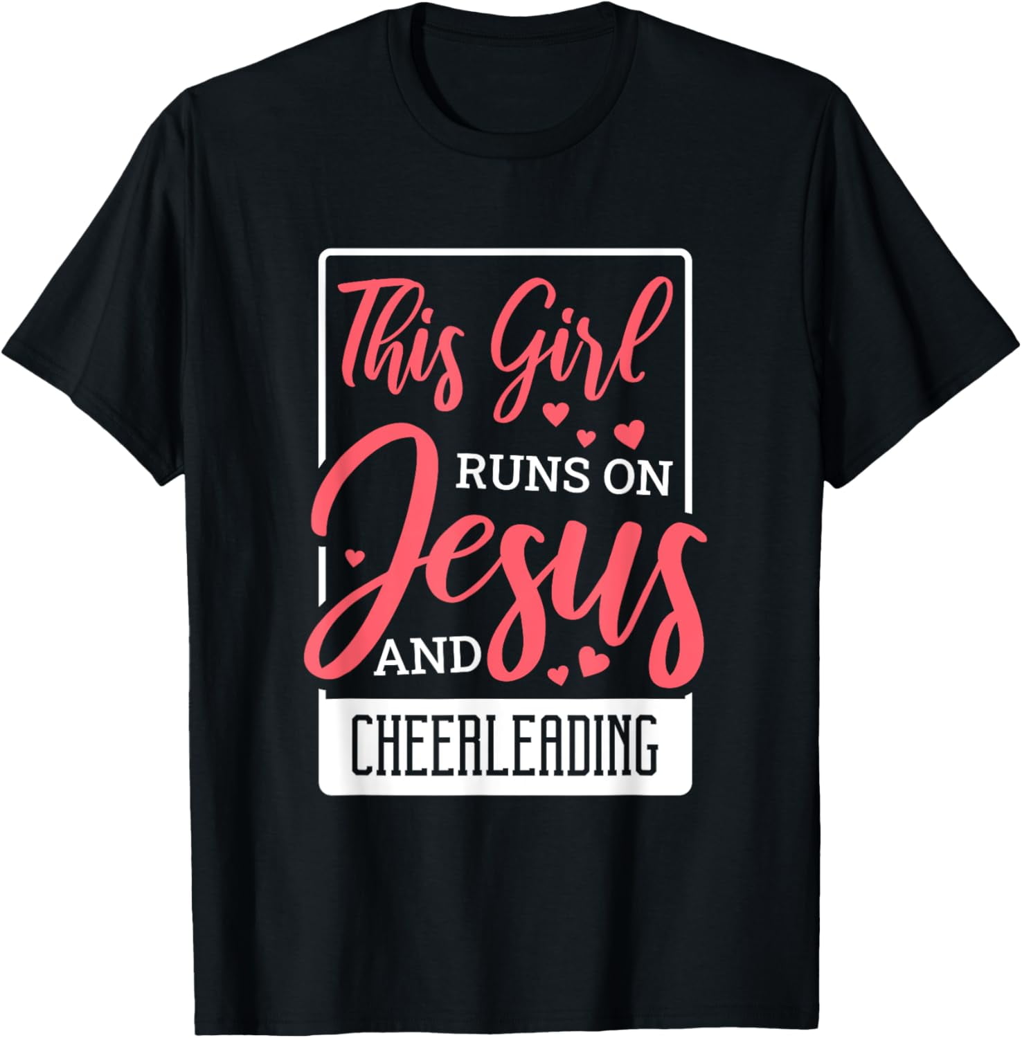 Exquisite and comfortable-This Girl Runs On Jesus, Cheering Christian ...