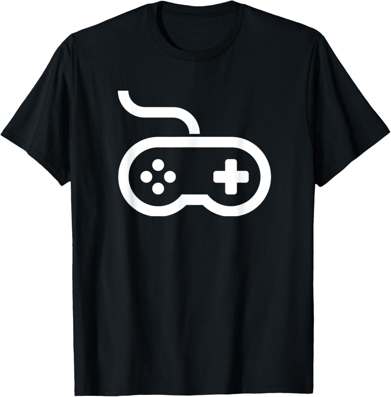 Exquisite and comfortable-Video Game Control Silhouette Logo T-Shirt ...