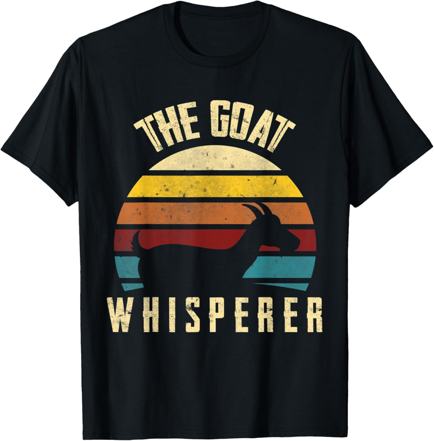 Exquisite and comfortable-Vintage Retro Goat Whispe Sunset Distressed ...