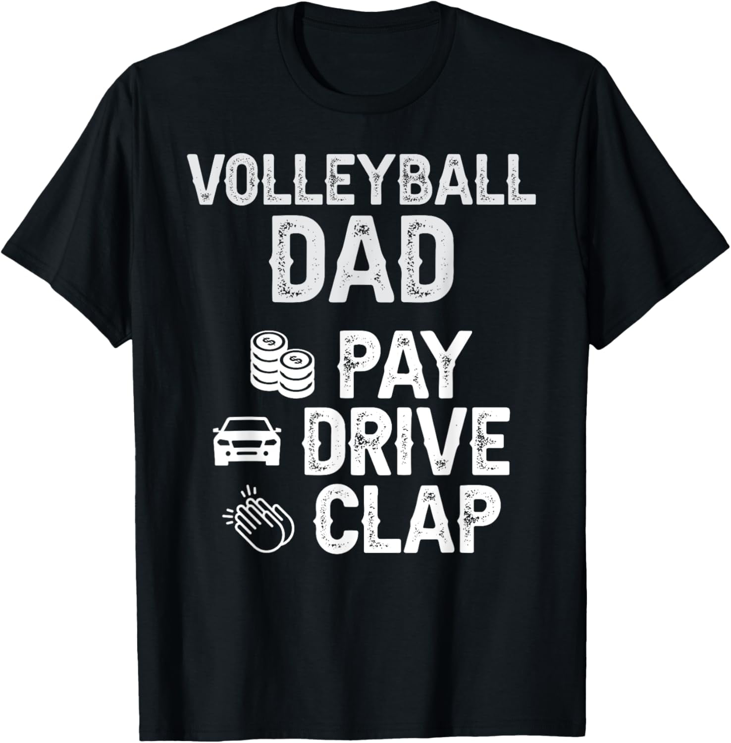 Exquisite and comfortable-Volleyball Dad Pay Drive Clap Dad Of A ...