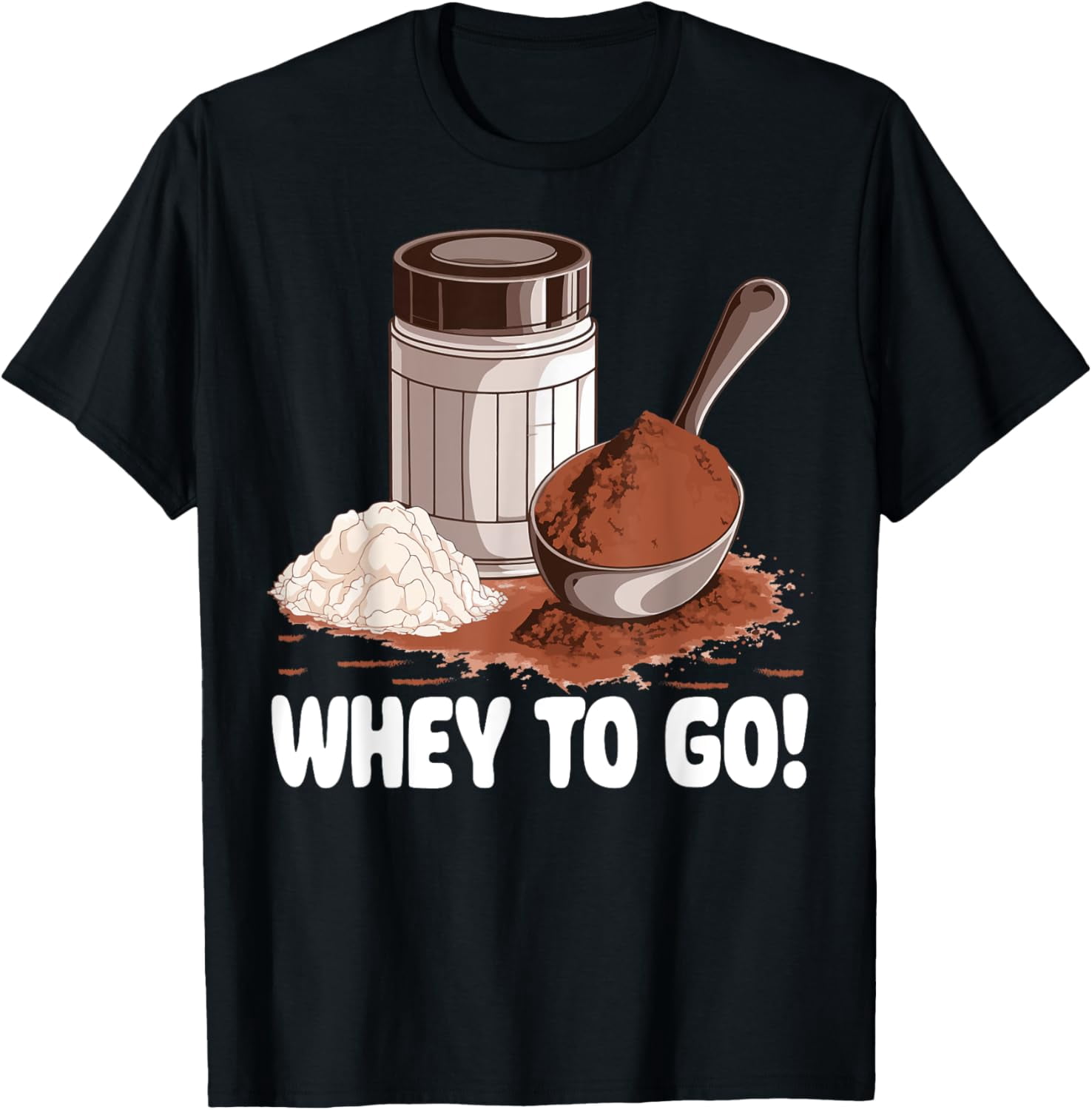Exquisite and comfortable-Whey to go Protein T-Shirt - Walmart.com