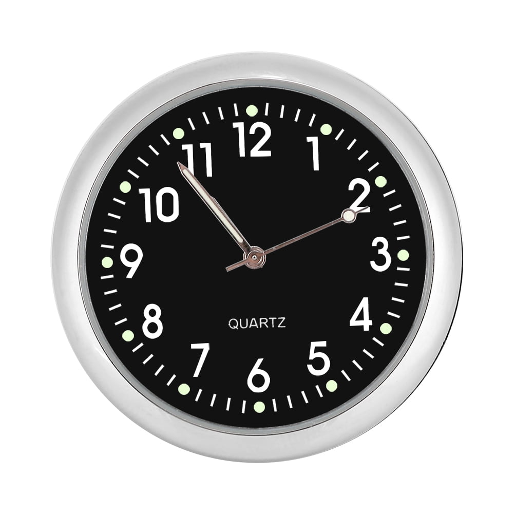 Exquisite and beautiful Quartz Car Clock, Mini Car Table Clock Black ...