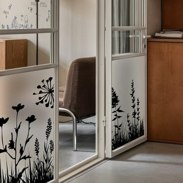 Collections Etc Removable Patterned Cut to Fit Window Static Clings ...