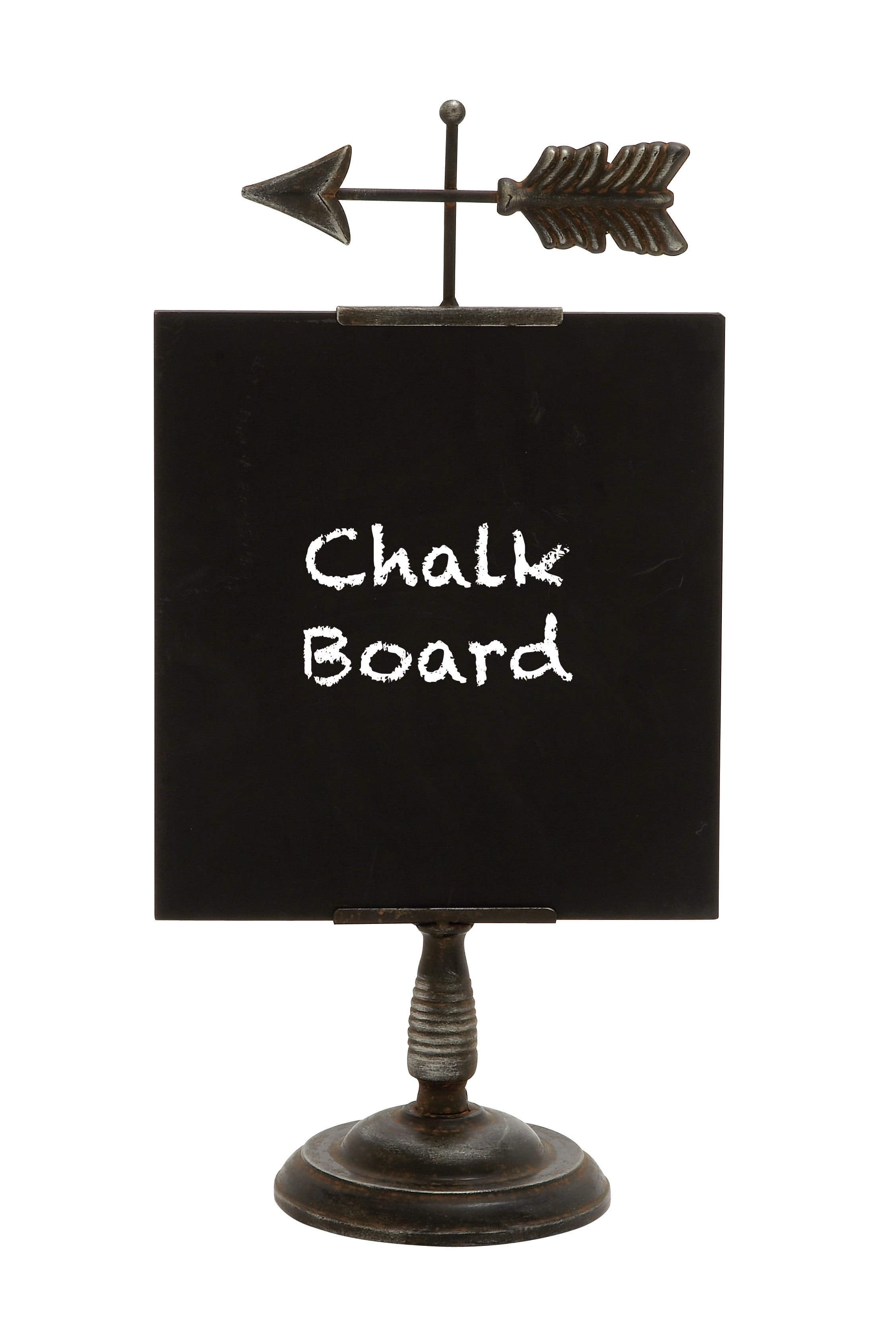 Exquisitely Designed Metal Wood Table Chalkboard - Walmart.com