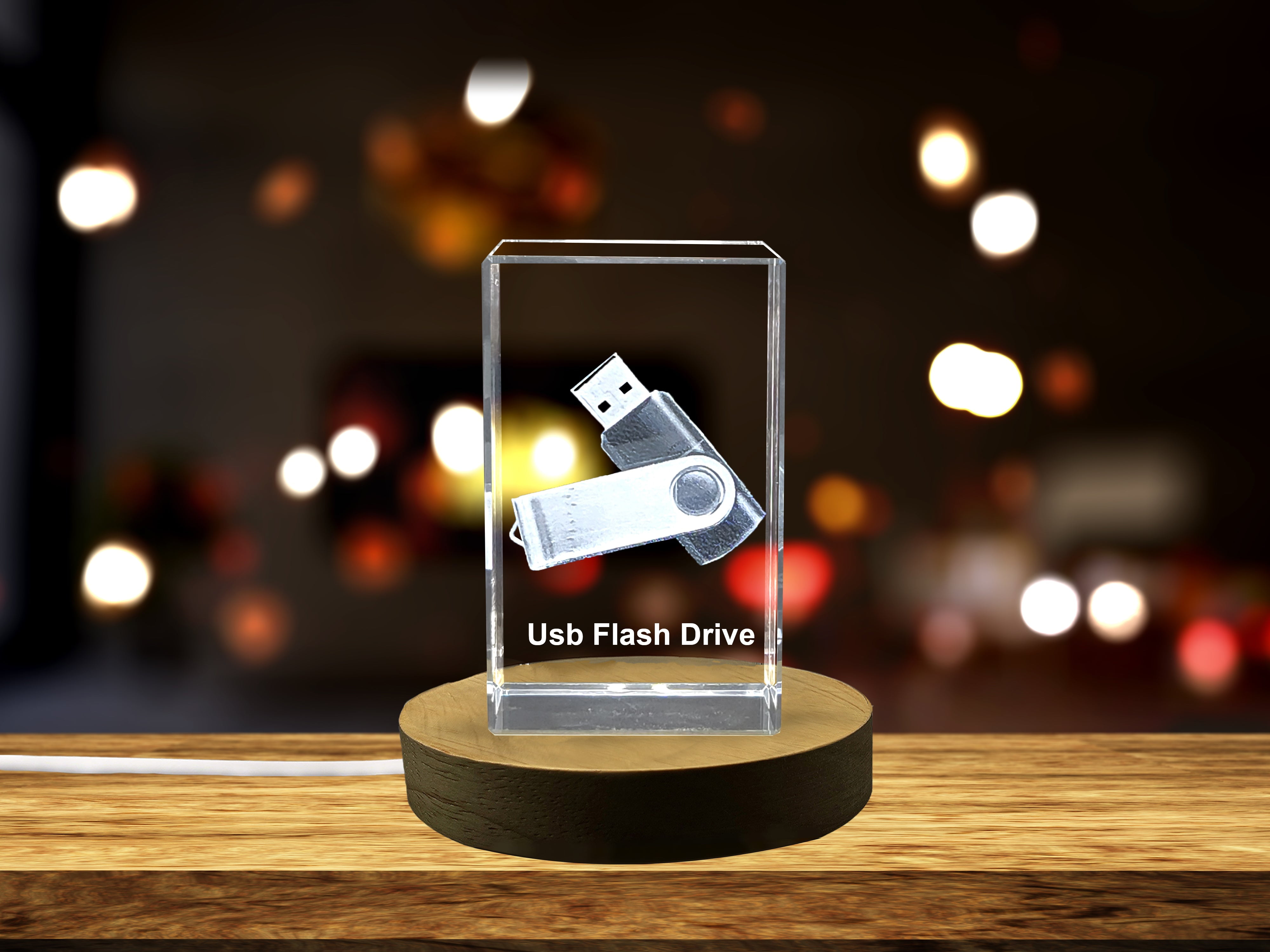 Exquisitely Detailed Crystal USB Drive Keepsake - A Technical Marvel ...