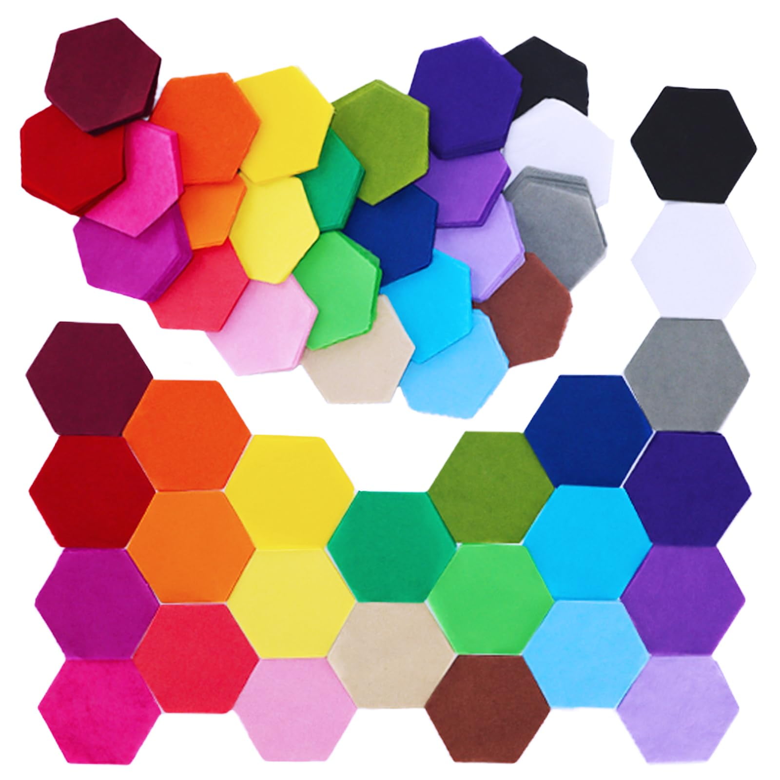 Exquiss 2400pcs Precut Hexagon MMF7 Shape Tissue Paper 2.4 x 2.2 Inch ...
