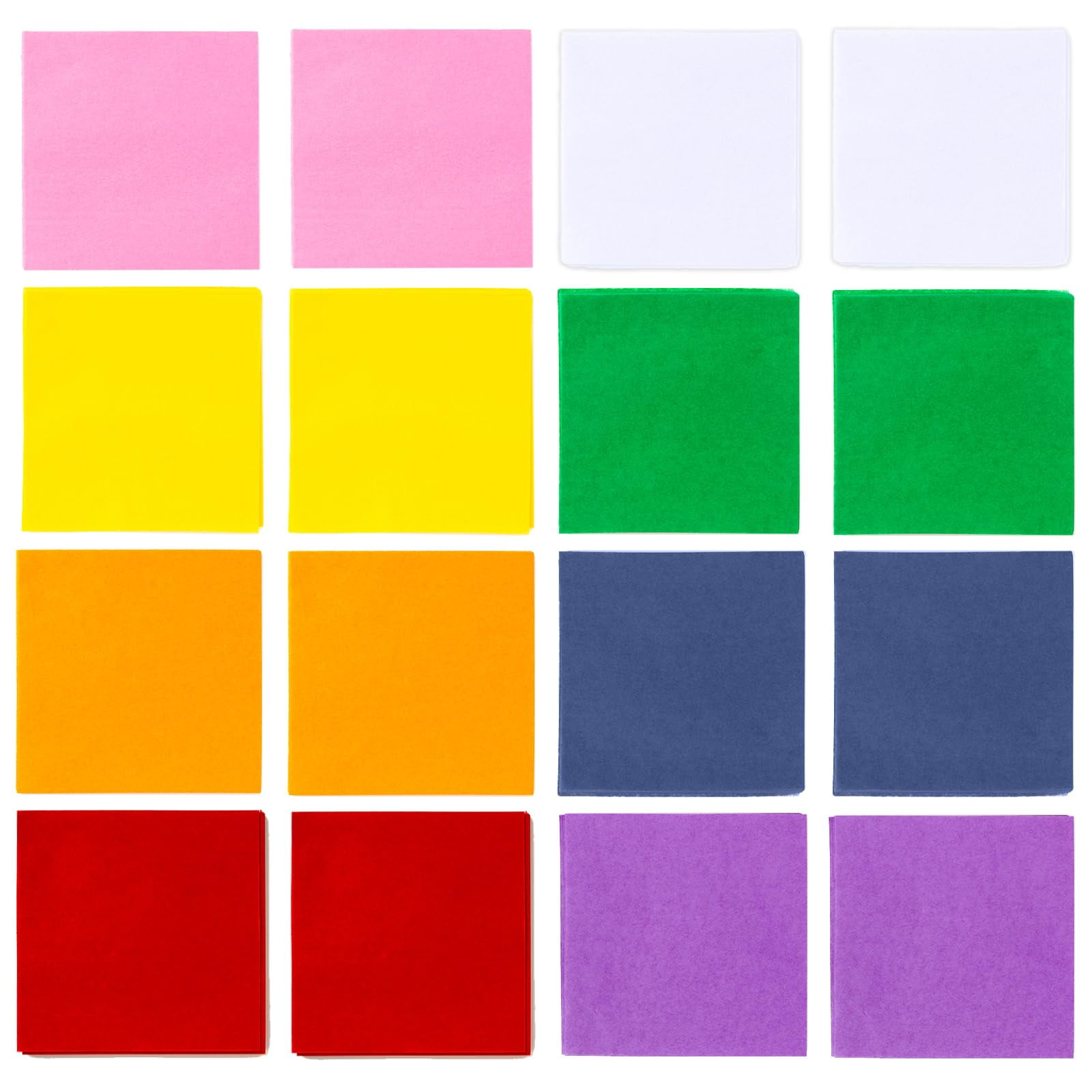 Exquiss 4800 Pcs Tissue OIF8 Paper Squares 1.2 Inch for Christmas Ornament Craft Scrunch ...
