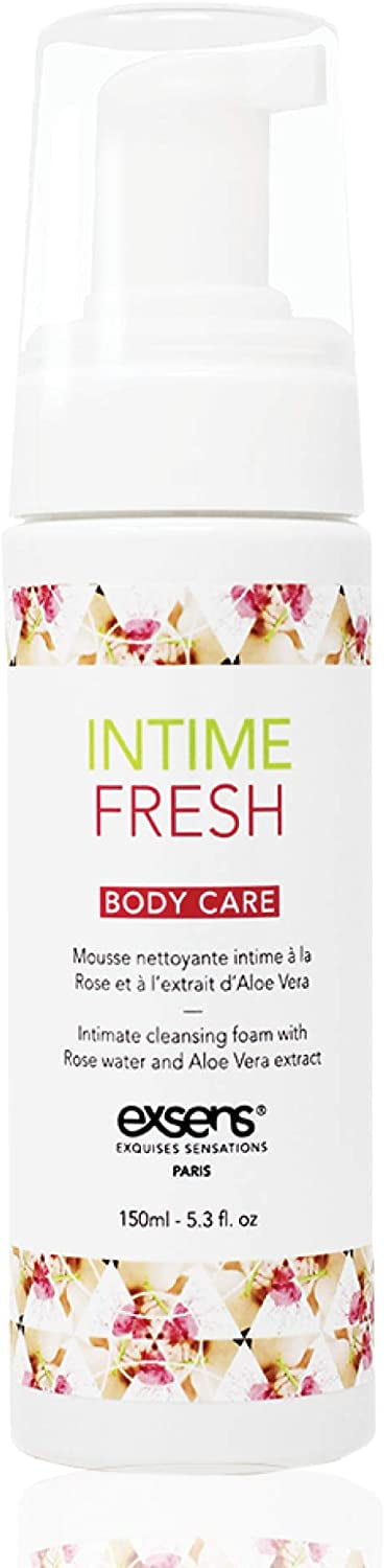 Exsens Intime Fresh Intimate Cleansing Foam with Organic Rose Water and ...