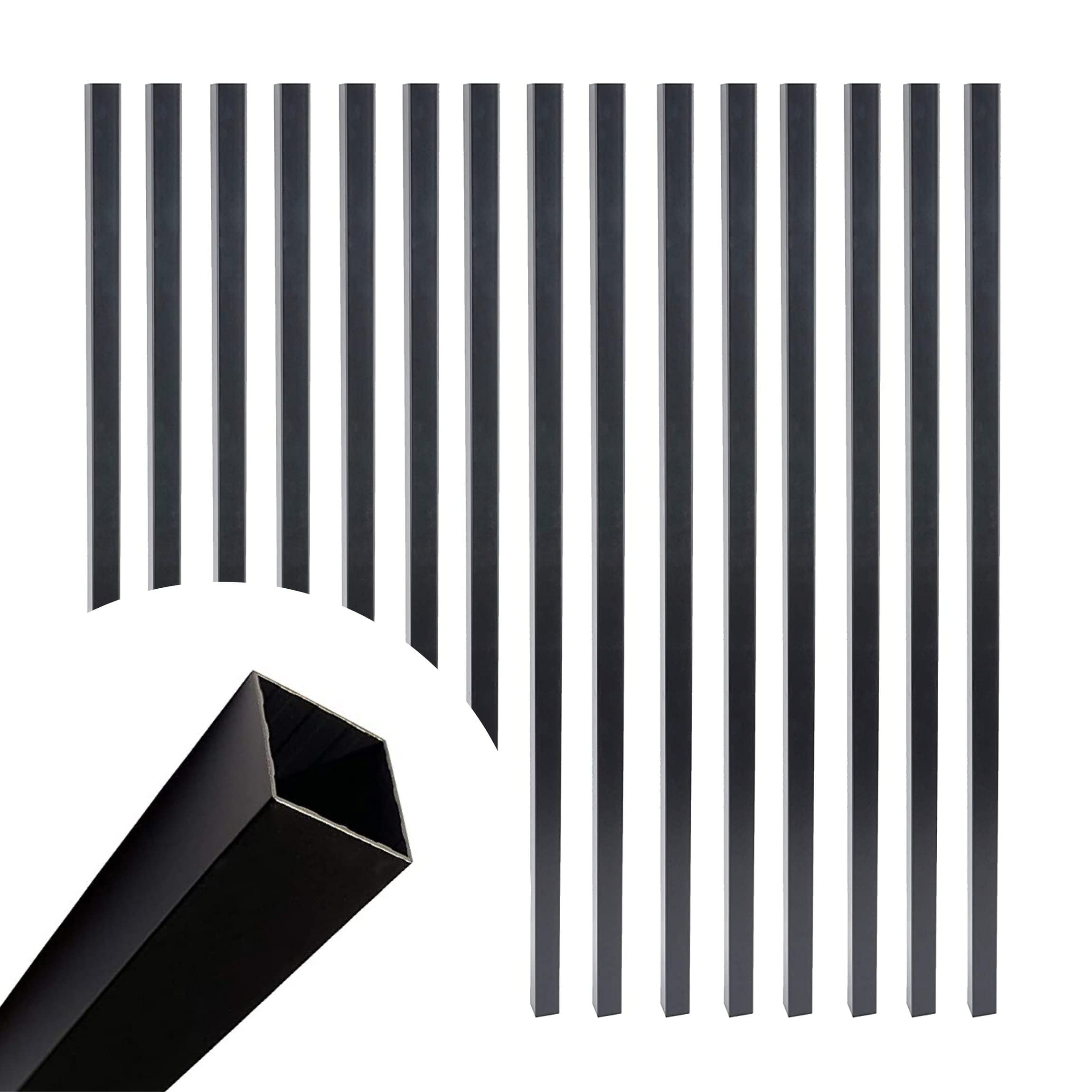 Extal Aluminum Deck Balusters - Square Aluminum Deck Railing, Wood, PVC ...