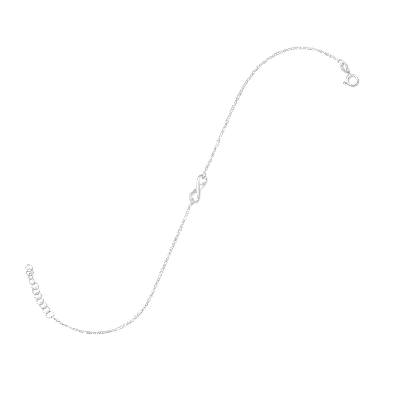 Extel 9" + 1" Infinity Symbol Anklet - Walmart.com