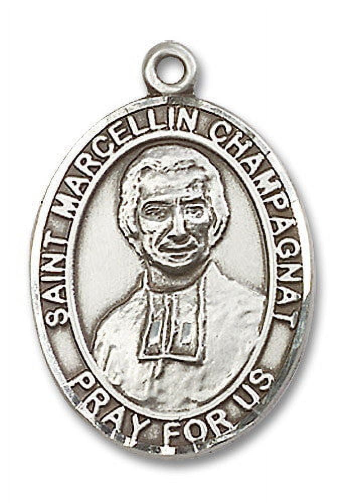 Extel Large Oval Sterling Silver St. Marcellin Champagnat Medal, Made ...