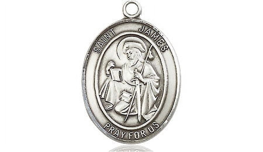 Extel Medium Oval Pewter St. James the Greater Medal, Made in USA ...