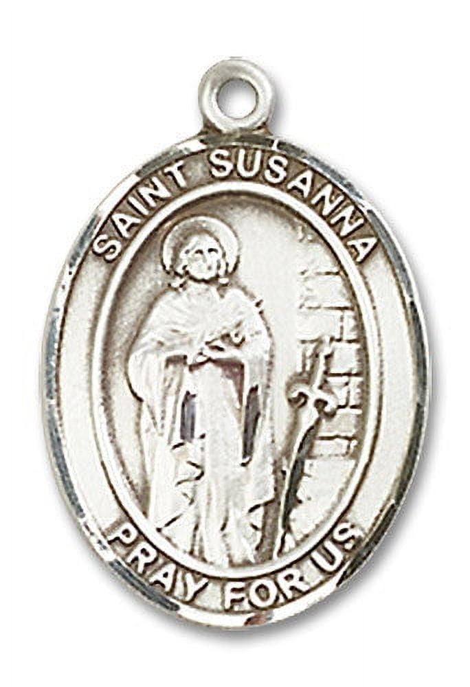 Extel Medium Oval Sterling Silver St. Susanna Medal, Made in USA ...