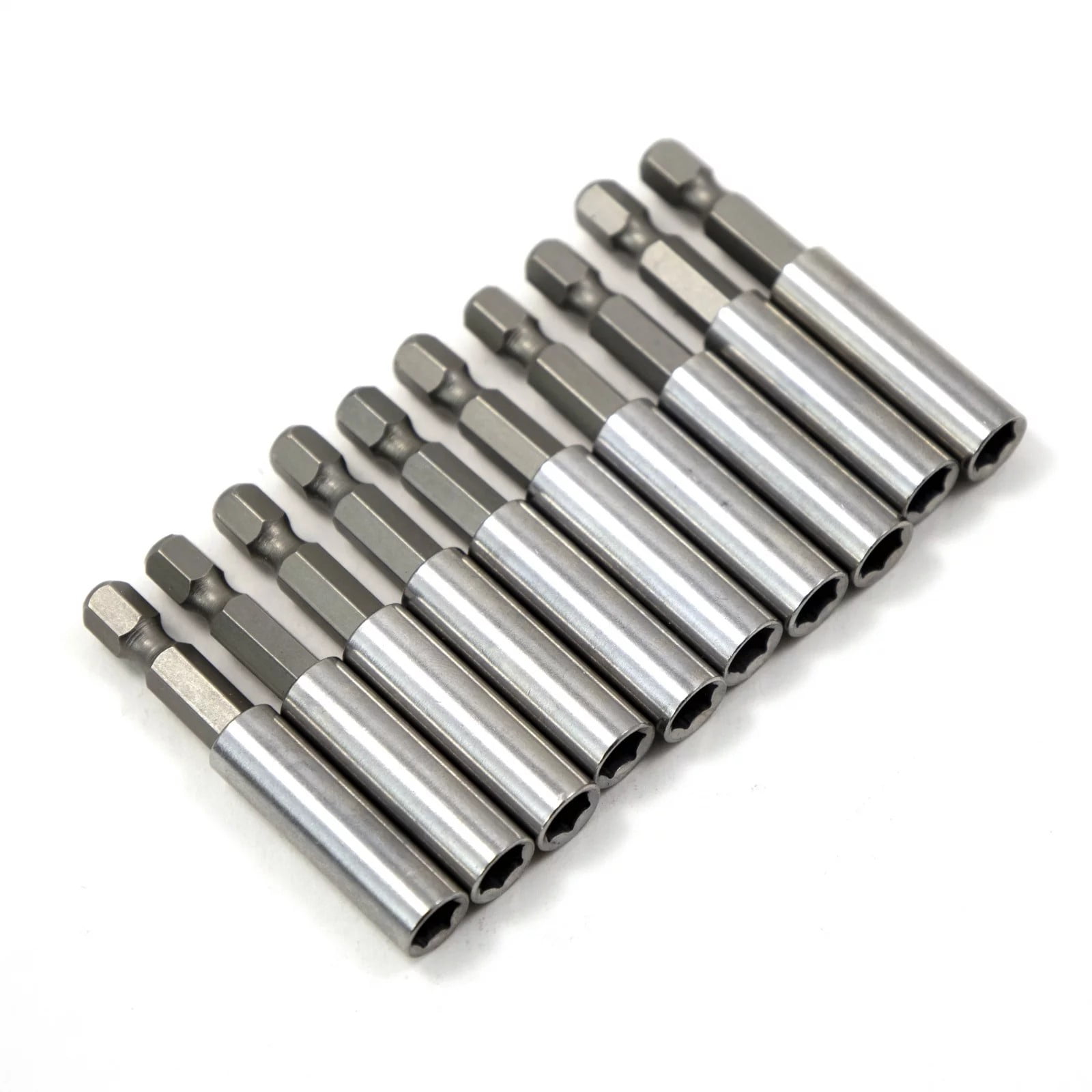 Extend The Drill Bit Sleeve Set|10 Pack Of .25in Hex Shank Bit ...