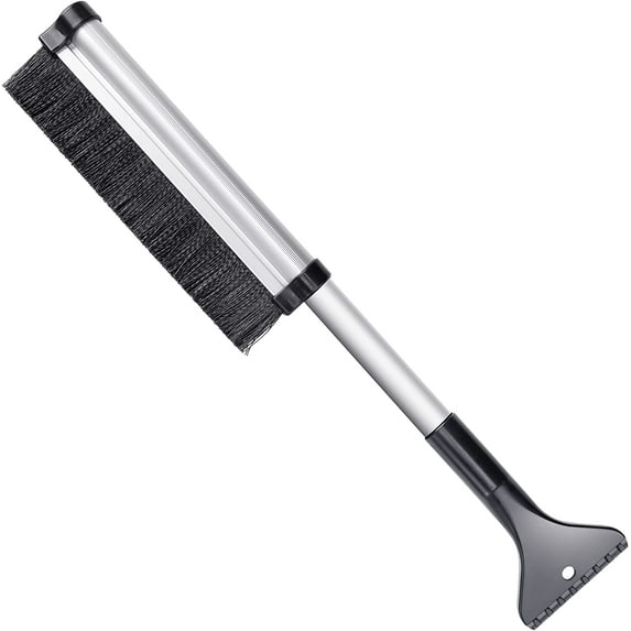 Extendable 24 Inch Snow Brush and Ice Scraper for Cars Trucks Vans and ...