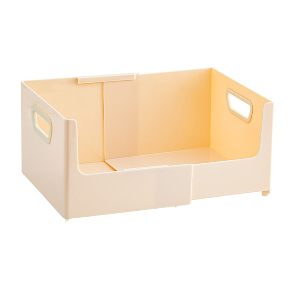 Extendable Bookend Document Storage Box Plastic Filing Storage Box with ...