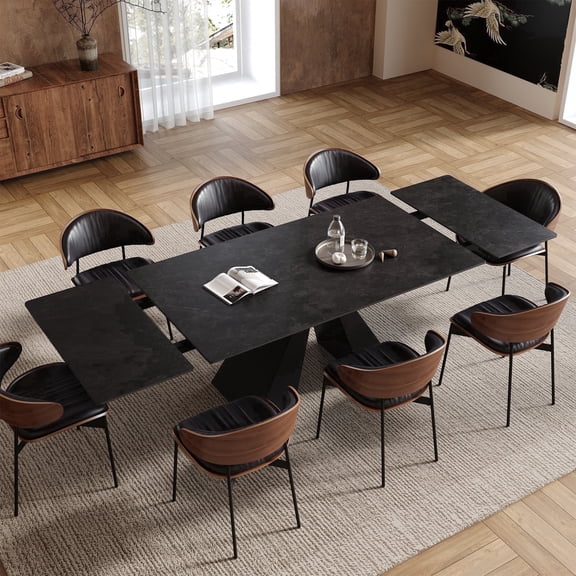 Shop Stone and Wood Dining Tables for Elegant Home Dining Rooms