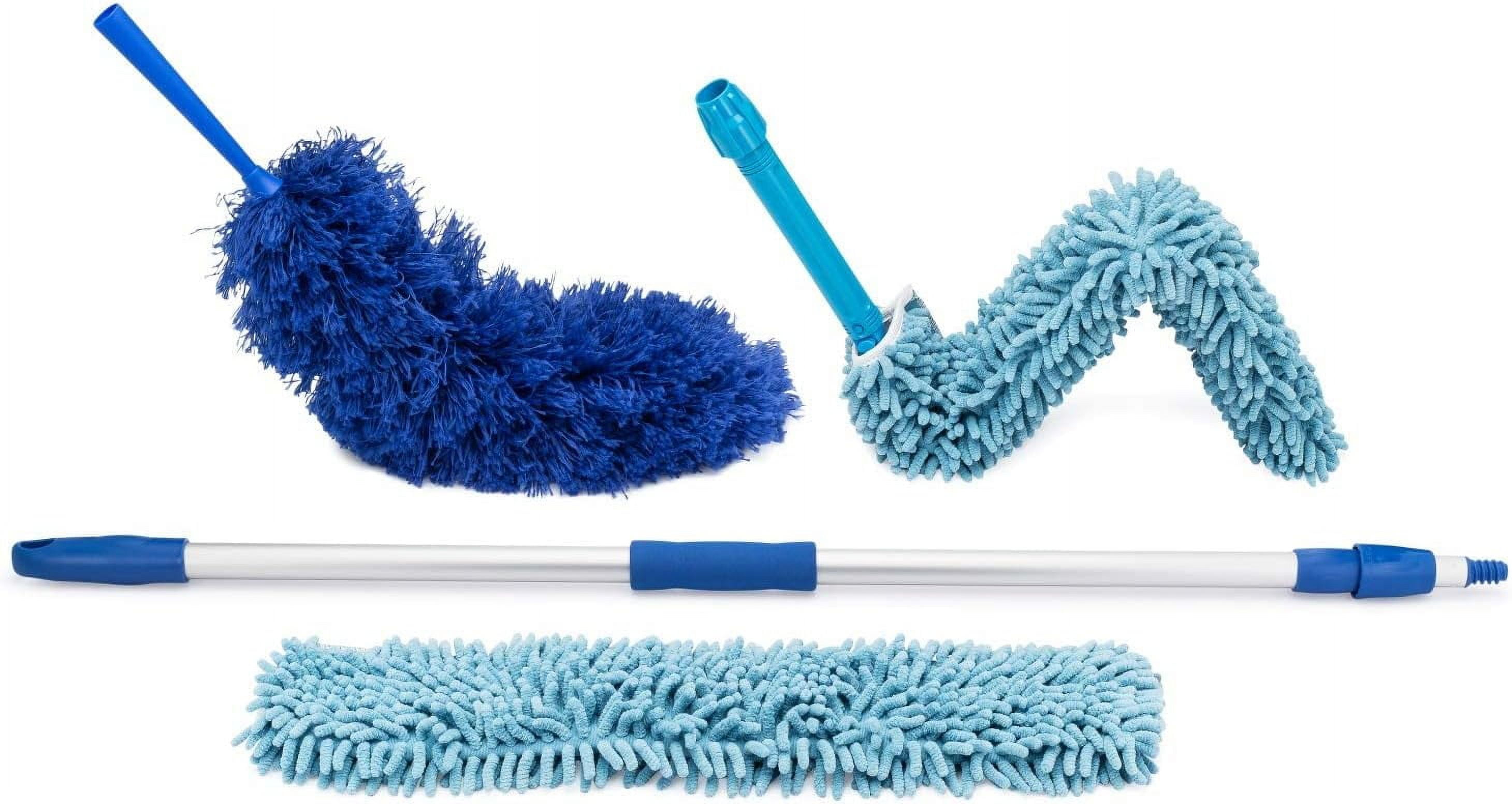 Extendable Duster - Duster Kit: Ceiling, Fans, Baseboards, Cob Webs ...