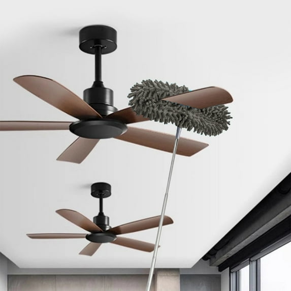 Extendable Duster, Telescoping Microfiber Dust Mop for High Ceiling Fan ...