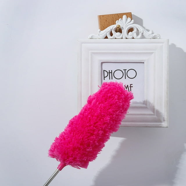 Extendable Feather Duster, Duster with Extension Pole, Soft Microfiber ...