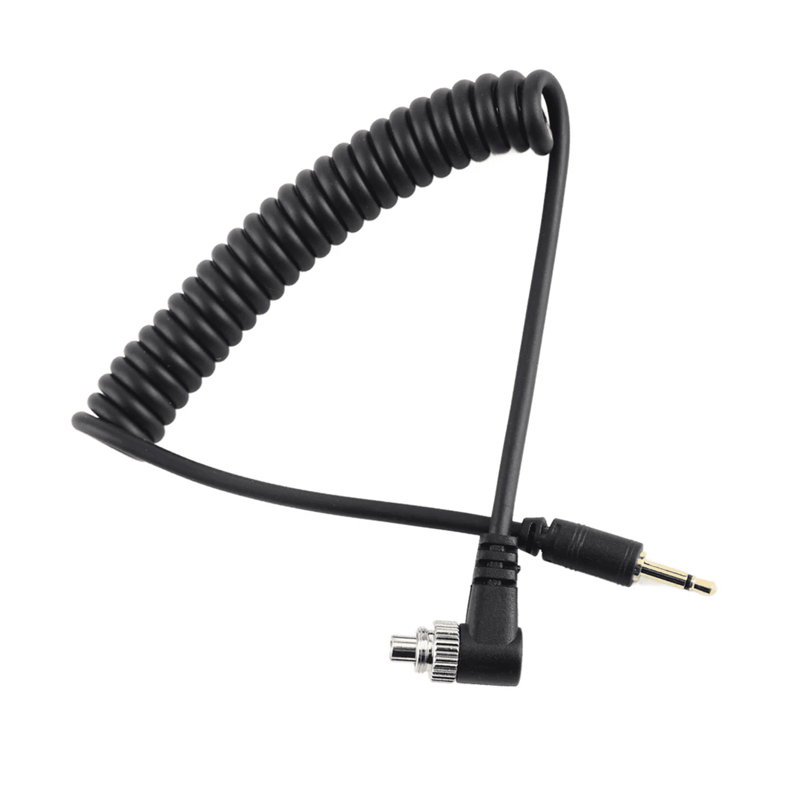Extendable Flashing Synchronization Cord to 2.5mm Spring Coiled Design ...