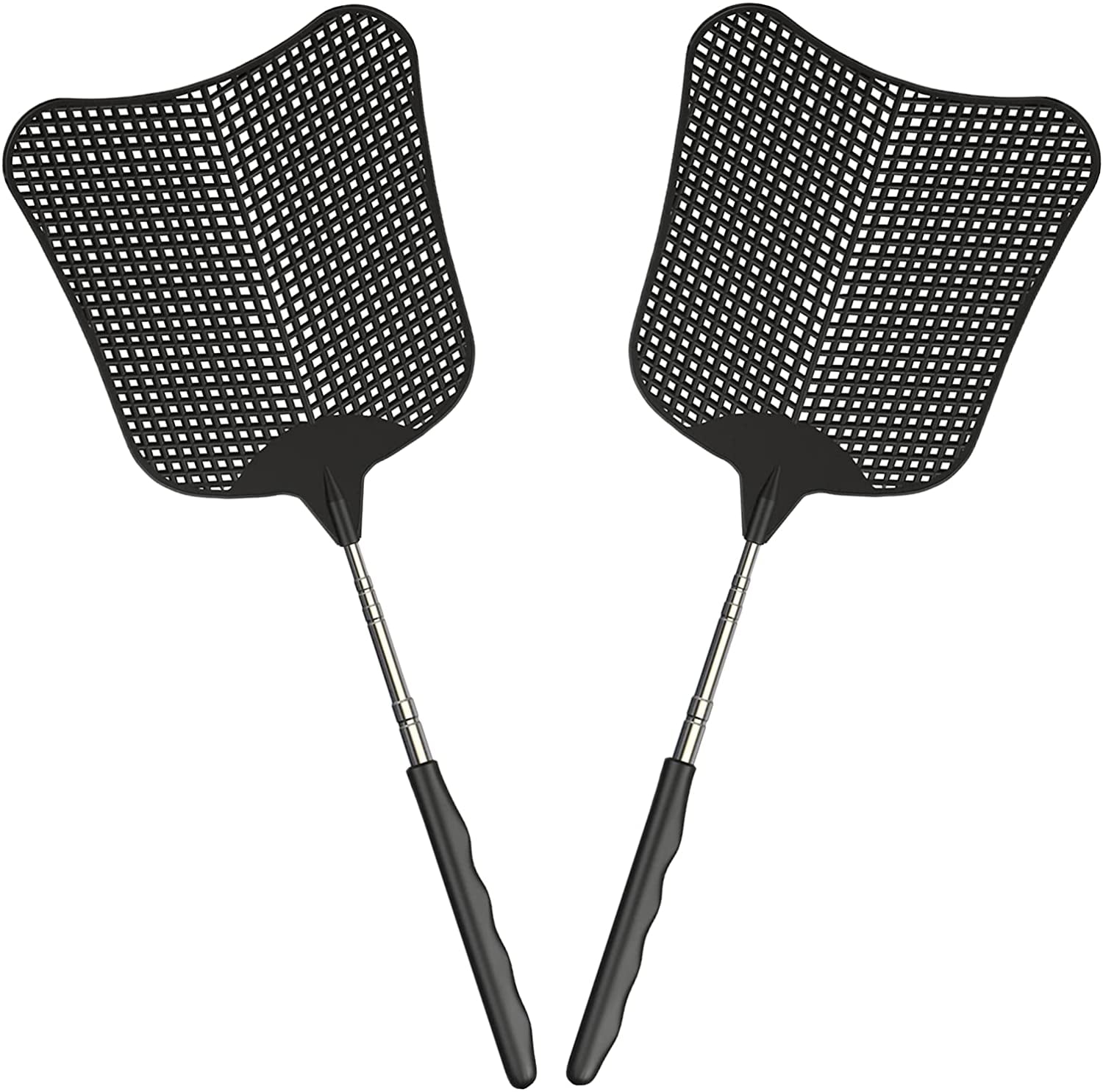 Extendable Fly Swatter, Durable Telescopic Fly Swatter Heavy Duty Set ...