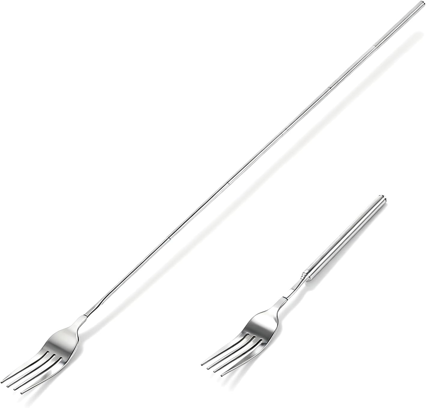 Extendable Fork,8.7 to 25.4 Inch Expandable fork prank,Expandable fork ...