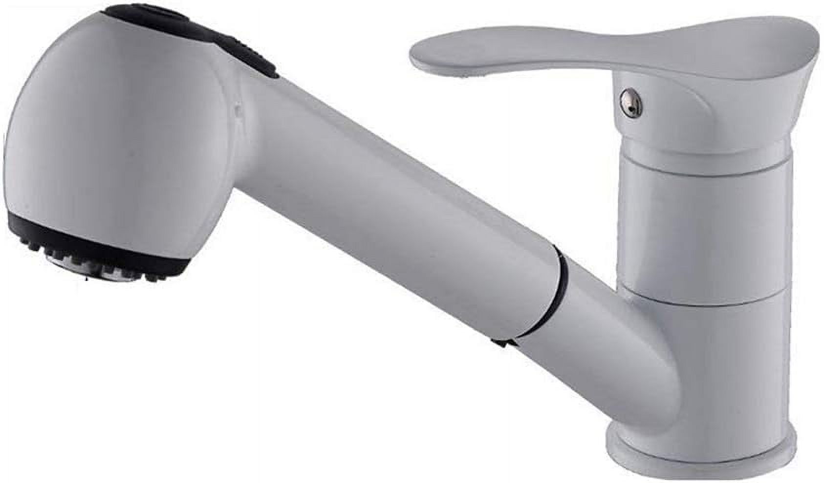 Extendable Kitchen Sink Faucet with Pull Out Hand Shower 360° Swivel ...